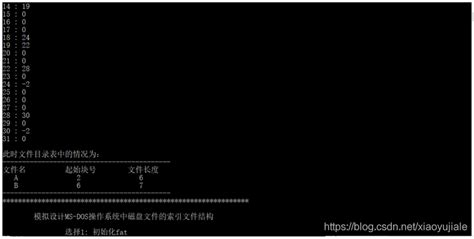 模拟设计ms dos操作系统中磁盘文件的存储结构、模拟便于直接存取的索引文件结构 msdos文件物理结构 csdn博客