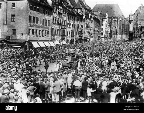 Adolf Hitler lors de la Congrès de Nuremberg du parti nazi à Nuremberg