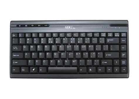 Siig Usb Mini Multimedia Keyboard Jk Us0312 S1 Keyboards