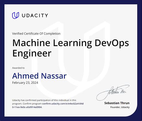 Completed Udacity Nanodegree Program Ahmed Nassar Posted On The