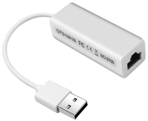 QTS1081B NetiX USB 2.0 to RJ45 Ethernet LAN Network Adapter, USB 2.0 to ...
