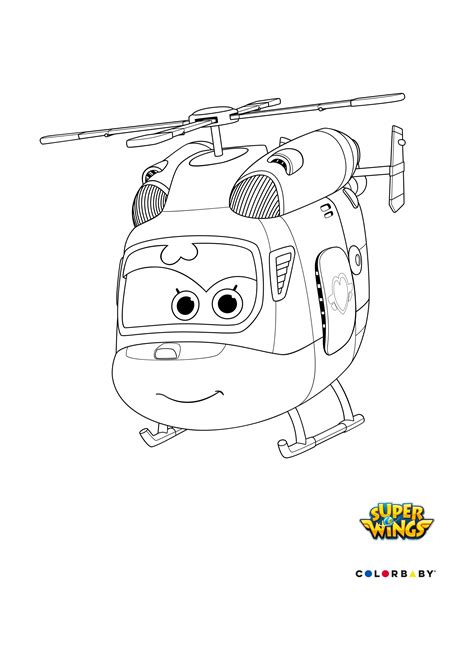 Luxe Dessin Imprimer Super Wings Mademoiselleosaki