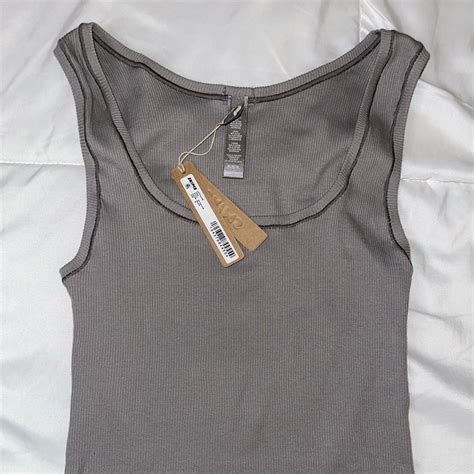 Skims Medium Tank Never Worn With Tags Color Depop