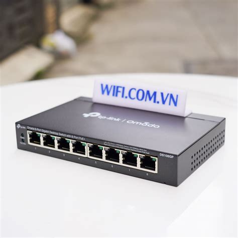 Switch Unmanaged Omada Tp Link Ds108gp 8 Port Poe Rj45 1g 65w