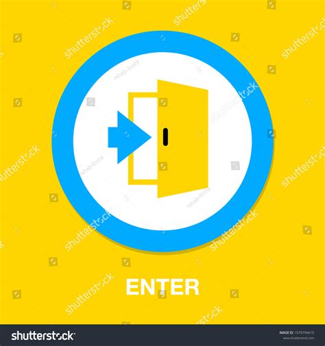 Emergency Exit Sign Exit Door Icon Stock Vector Royalty Free 1579794610 Shutterstock