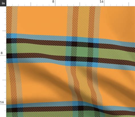 Alien Plaid Acs Fabric Spoonflower