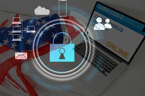 Premium Photo Person Using A Laptop Computer With Technology Cybersecurity And Privacy Concept