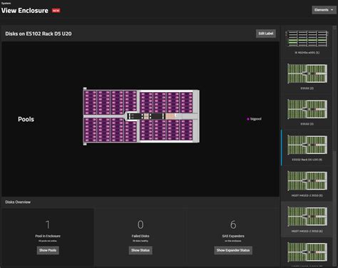View Enclosure Screen Truenas Systems Only Truenas Documentation Hub