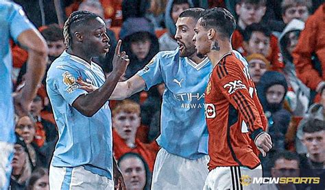 Jeremy Doku Gives Cheeky Reply To Manchester Uniteds Antony After Derby Win On Sunday Mcw