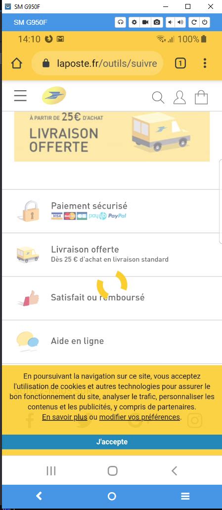 Lapostefr Site Is Not Usable · Issue 47108 · Webcompatweb Bugs