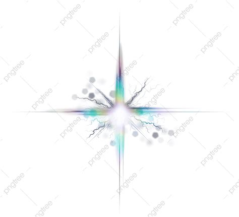 تأثير البرق تأثير الضوء تأثير ضوء التكنولوجيا تأثير الضوء بارد Png