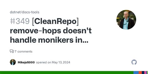 Cleanrepo Remove Hops Doesn T Handle Monikers In Redirect File