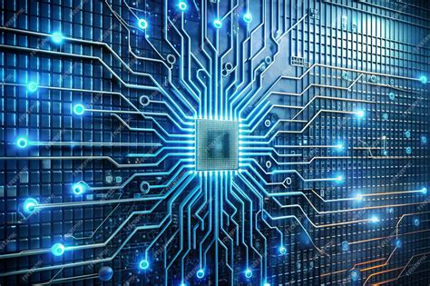 premium photo artificial intelligence neural network and data transmission concept