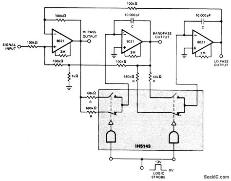 digitallt tuned low power active filter filter circuit basic