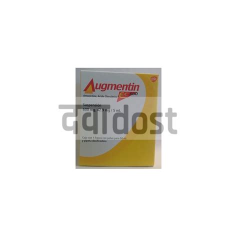 Buy Augmentin Es 600mg 42 9mg Oral Suspension 50ml At 15 Savings