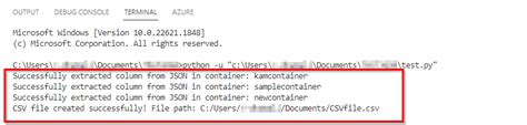 Python 3x Why Azure Blob Is Not Traceable Or Recognizable Even