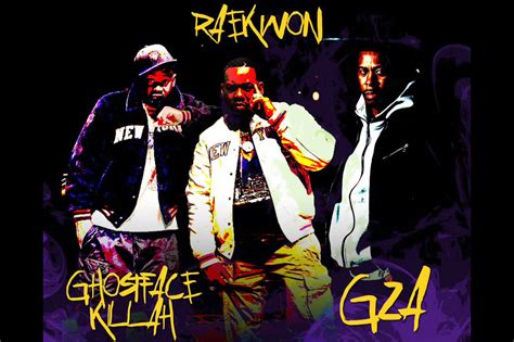 Ghostface Killah Raekwon And Gza Celebrating Liquid Swords And Cuban