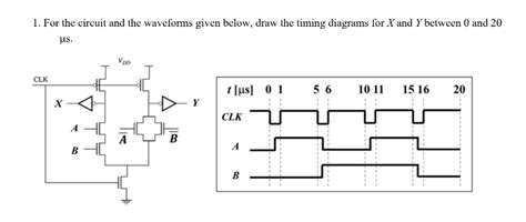 Solved For The Circuit And The Waveforms Given Below Chegg