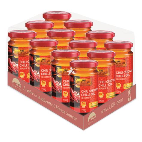 Buy Lee Kum Kee Chiu Chow Chilli Oil 170g Pack Of 12 Chinese