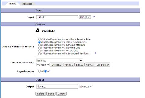 Adding A Validate Action In Ibm Datapower Gateway