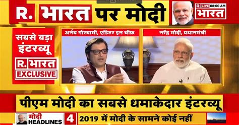 Highlights Narendra Modi Republic Bharat Interview