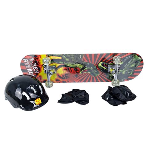 Skate Para Criança Proteção Completo Submarino