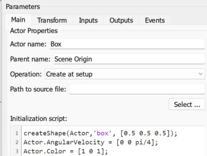 Simulate Actor With Kinematics Properties Using Simulink MATLAB Simulink