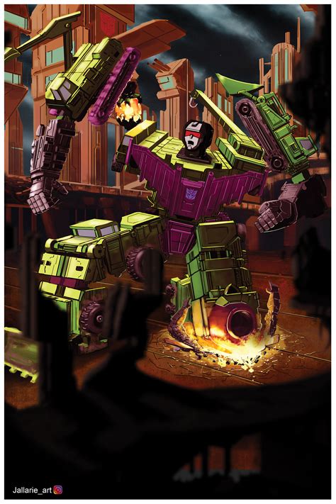 Transformers Devastator Fan Art Poster Print Etsy
