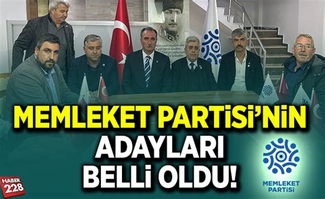 Memleket Partisinin adayları belli oldu Bilecik Haber