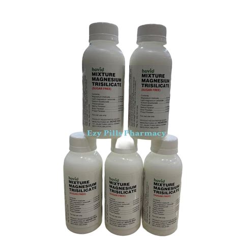 Mixture Magnesium Trisilicate Mmt 120ml Hovid [exp 12 2024] Shopee