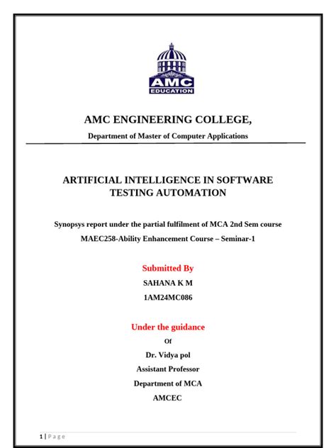 artificial intelligence in software testing automation pdf software testing artificial