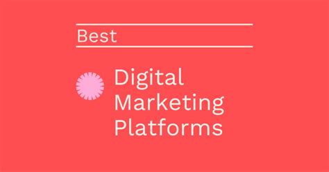 Alex Casteleiro On Linkedin 25 Best Digital Marketing Platforms