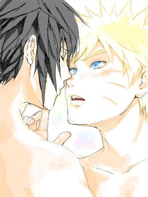 Pin En Narusasu Naruto Y Sasuke Beso Sasunaru Naruko Uzumaki