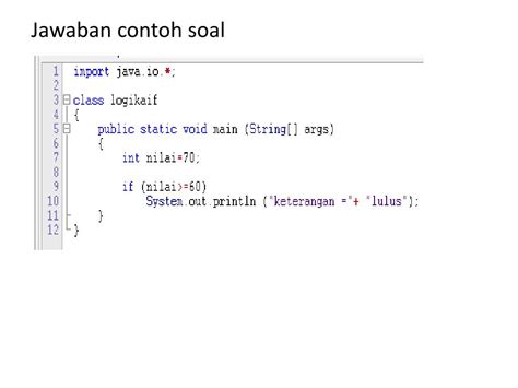 Ppt Pemrograman Ii Dasar Java Jcreator Powerpoint Presentation