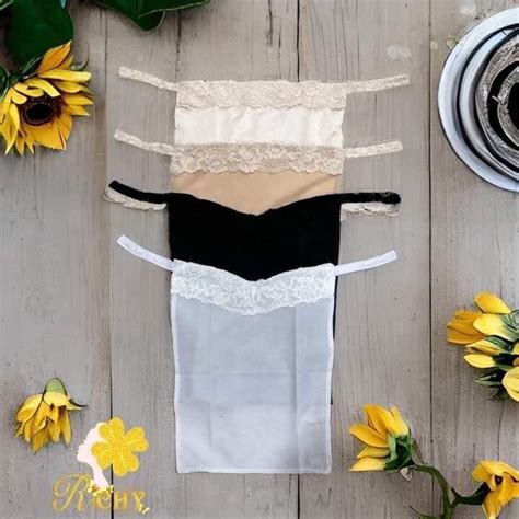 3pcs Random Color Lady Lace Clip On Mock Camisole Bra Insert Etsy