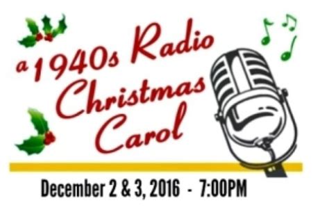 Christmas Carol Radio Show On Minneapolisst Paul Get Tickets Now