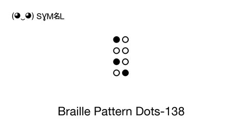 Braille Pattern Dots 138 Symbol Meaning Copy And Paste Unicode