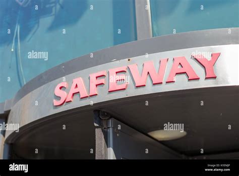 Sign Above Door For Safeway Supermarket In The South Of Market Soma