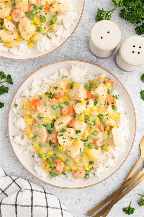 Easy Crustless Chicken Pot Pie The Clean Eating Couple
