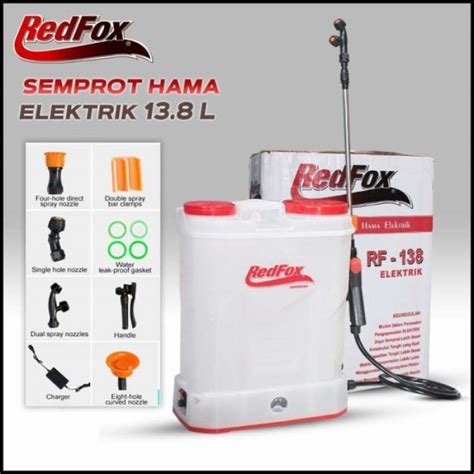 Promo Redfox Rf 18em Alat Semprot Hama 18 Liter 2 In 1 Gendong Sprayer Elektrik 13 8 Diskon 29