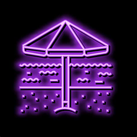 Beach Summer Neon Glow Icon Illustration 20580773 Vector Art At Vecteezy