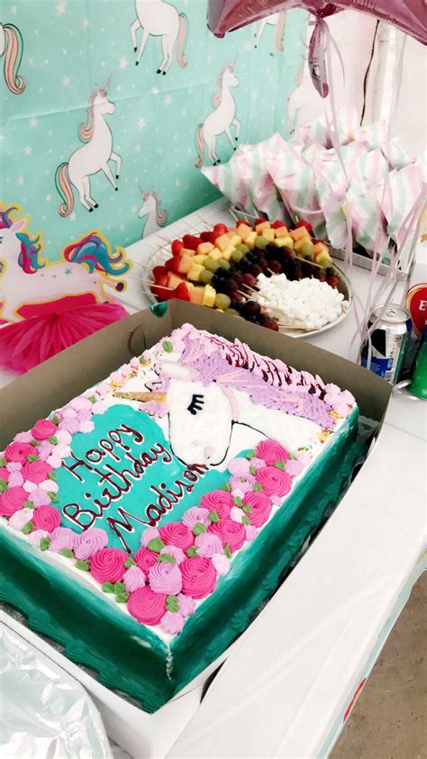 Unicorn Cake Birthday Sheet Cakes Birthday Unicorn Theme Party