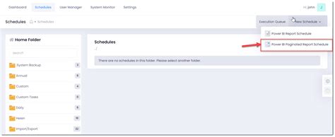 How Do I Create A Single Power Bi Paginated Report Schedule In The Pbrs