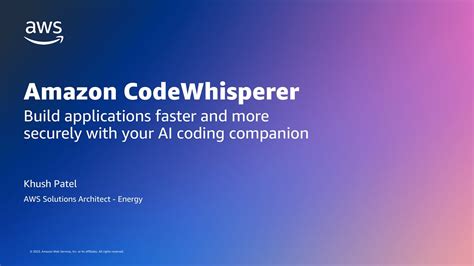 coding fast and secure with ai amazon codewhisperer youtube