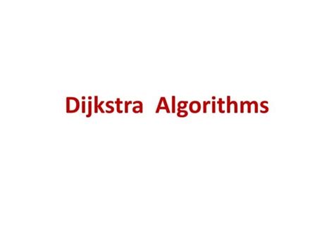 Session 13 Single Source Shortest Path Methodpptx