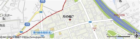 埼玉県比企郡滑川町月の輪7丁目の地図 住所一覧検索｜地図マピオン