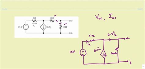 SOLVED Derive Thévenin and Norton equivalent circuits for the following