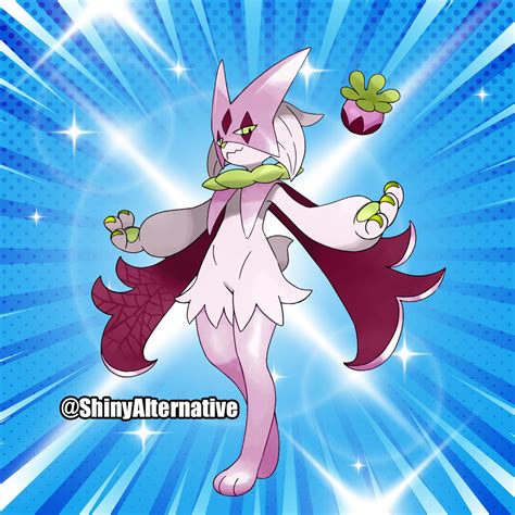 Meowscarada Shiny By Hboruno On Deviantart