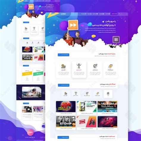 نمونه کار طراحی Ui Ux حرفه ای