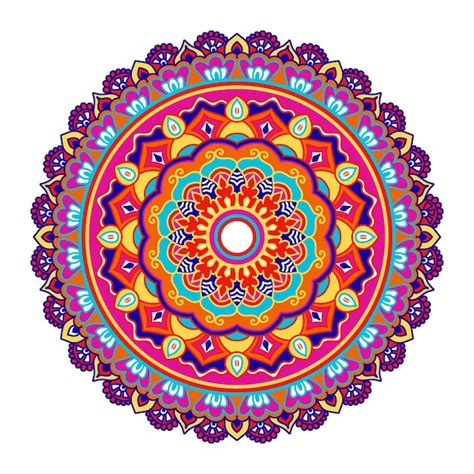 Premium Vector Colorful Mandala Design